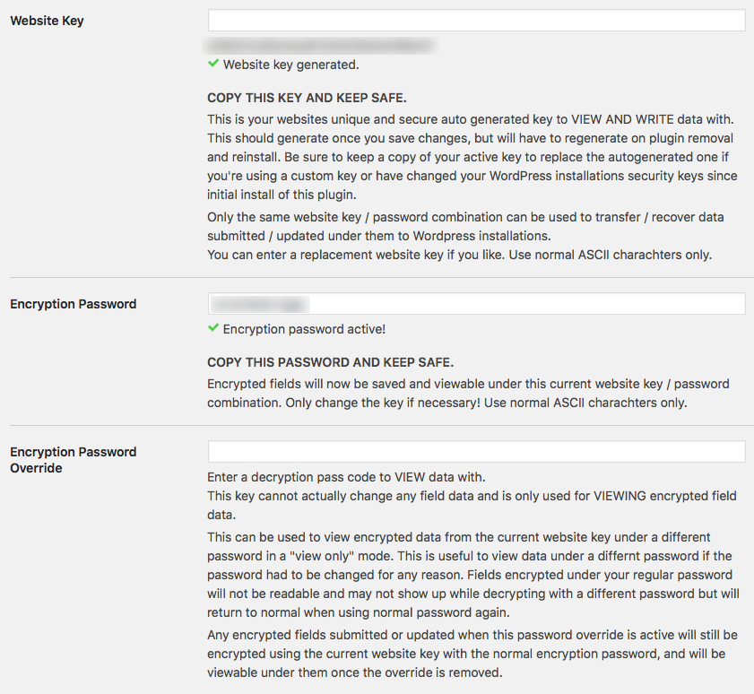Gravity Forms Encrypted Fields by PluginOwl | CodeCanyon